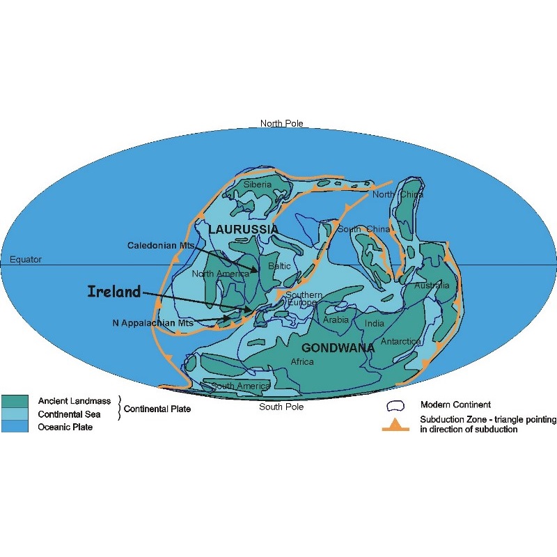 Ireland through geological time
