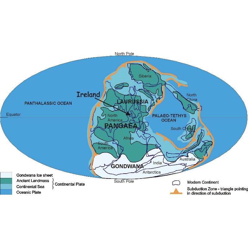 Carboniferous Period Map