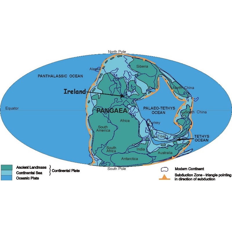 Ireland through geological time