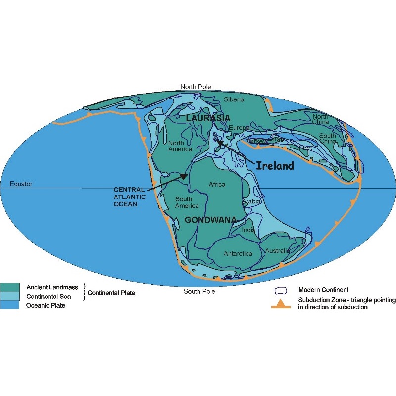 Carboniferous Period Map